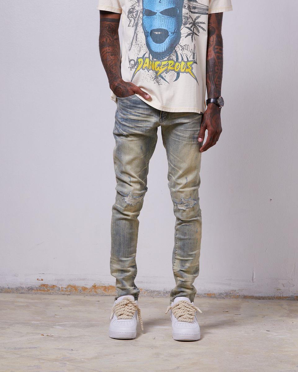 DRIP LT WASH DENIM – No Limit Clothing Store