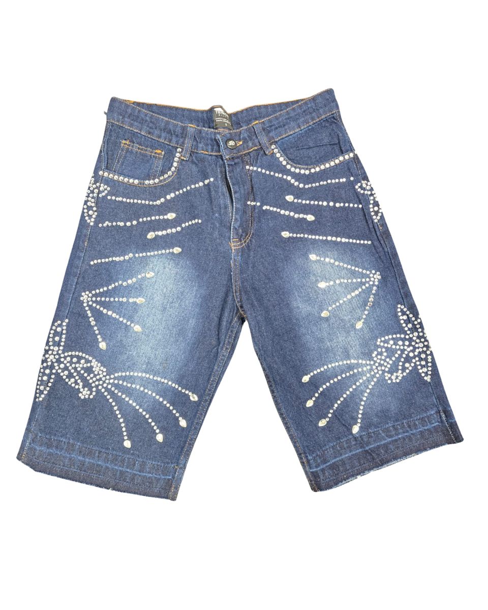 DIAMOND SHORTS - DARK BLUE – No Limit Clothing Store