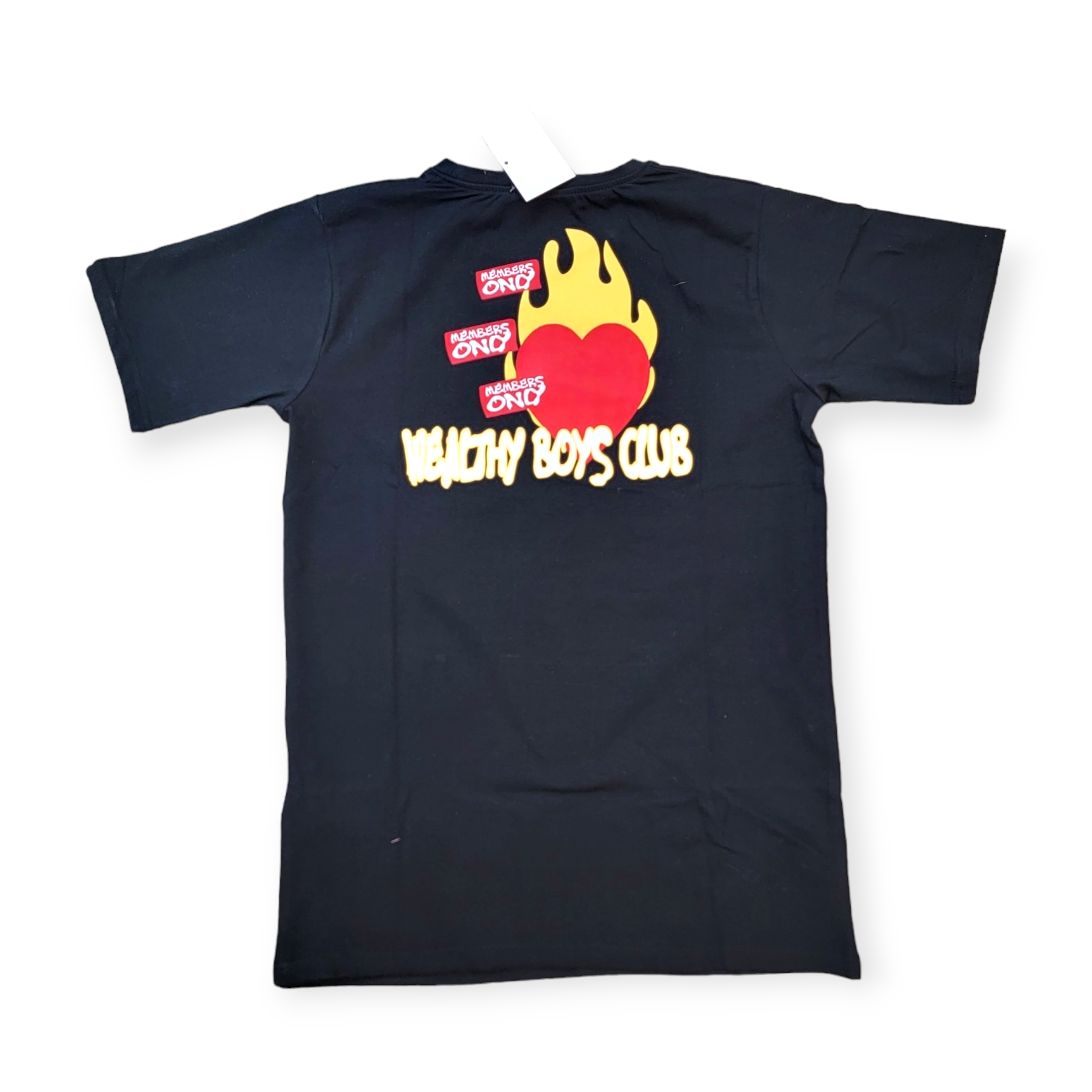 KIDS MEMBERS ONLY TEE-BLACK – No Limit Clothing Store